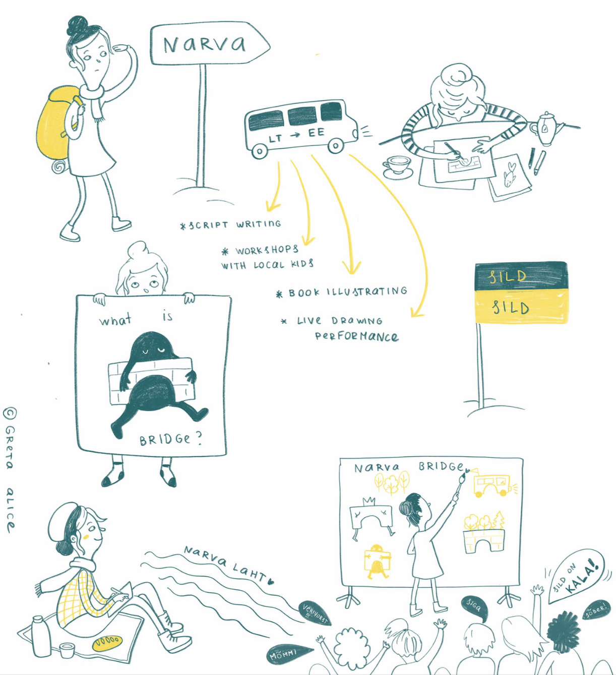 Narva lastekirjanduse residentuuri tulevad kirjanik Veronika Kivisilla ...